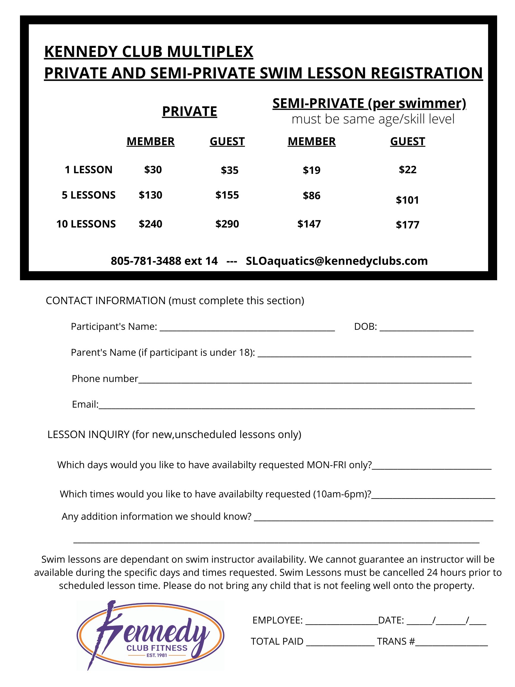 San Luis Obispo New - Kennedy Club Fitness